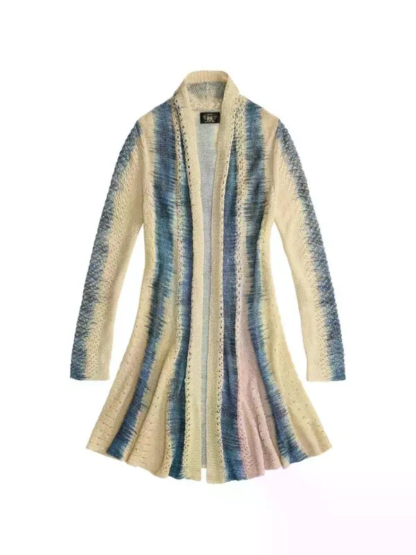 Ralph Lauren Space-dye Pointelle-knit Cardigan