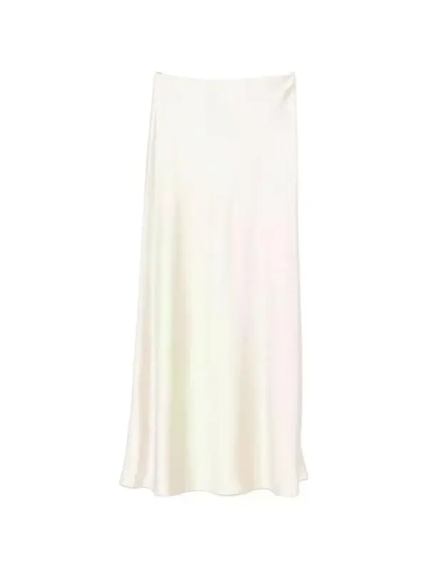 Imperial Satin-finish Bias-cut Maxi Skirt
