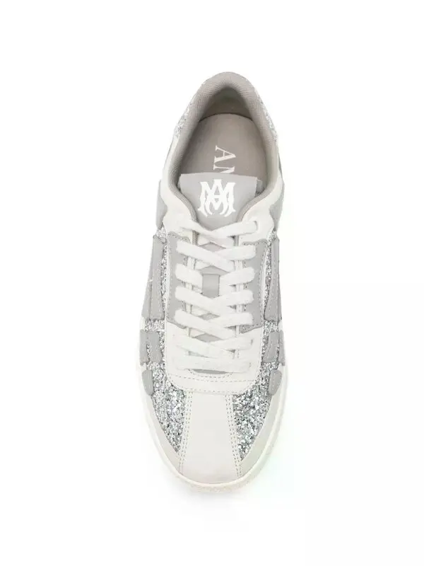 Amiri Pacific Bones Glitter-embellished Sneakers