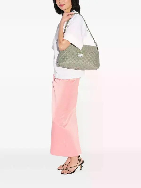 Mz Wallace Crosby Lock Quilted Shoulder Bag