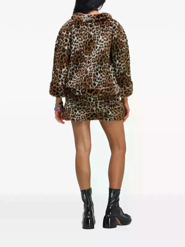 Marc Jacobs Faux-fur Leopard-print Jacket