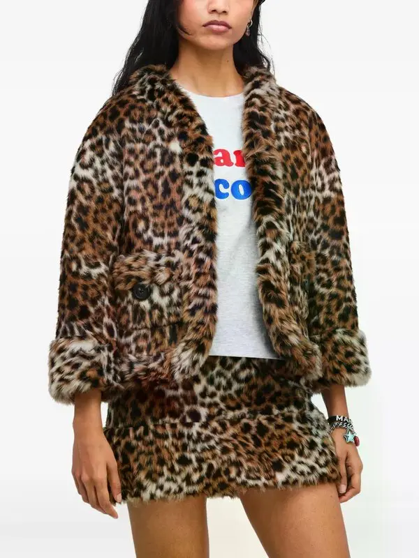 Marc Jacobs Faux-fur Leopard-print Jacket