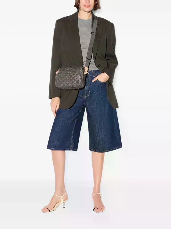 Mz Wallace Small Metro Quilted Cross Body Bag - Green