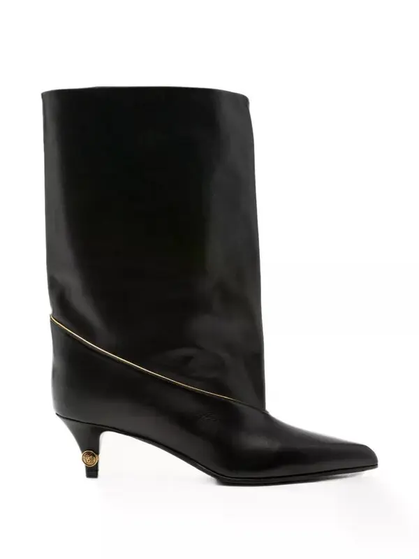 Versace Leather Ankle Boots