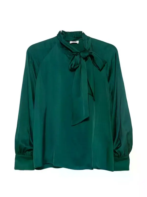 Liu Jo Pussy-bow Raglan-sleeve Blouse