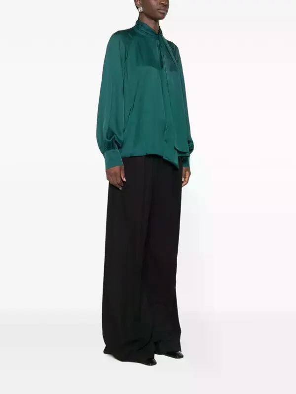 Liu Jo Pussy-bow Raglan-sleeve Blouse