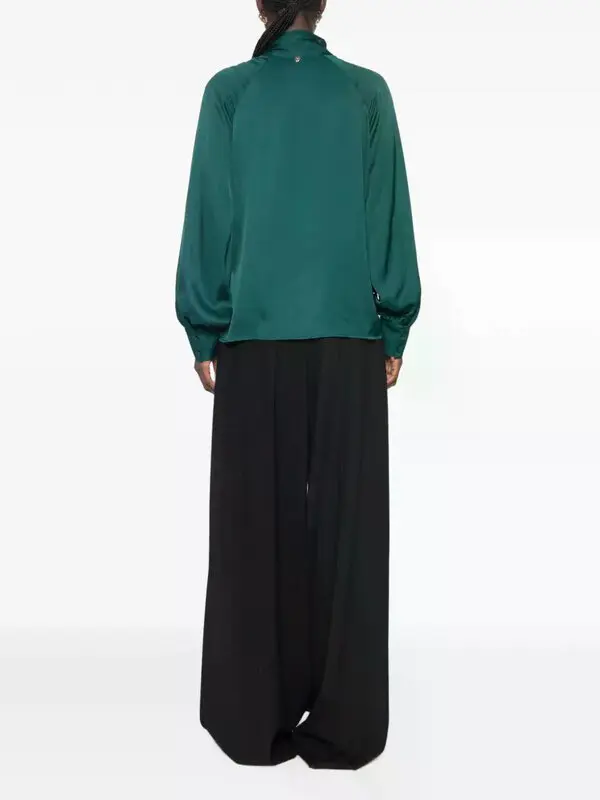 Liu Jo Pussy-bow Raglan-sleeve Blouse