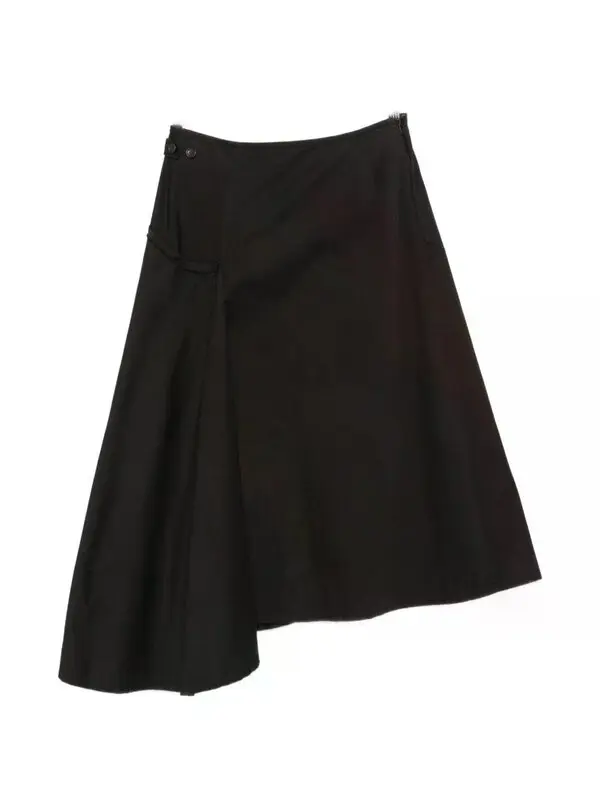 Yohji Yamamoto Asymmetric Panelled Mini Skirt