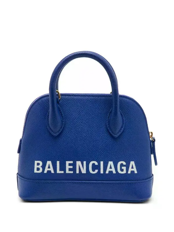 Balenciaga Xxs Ville Satchel Bag - Blue