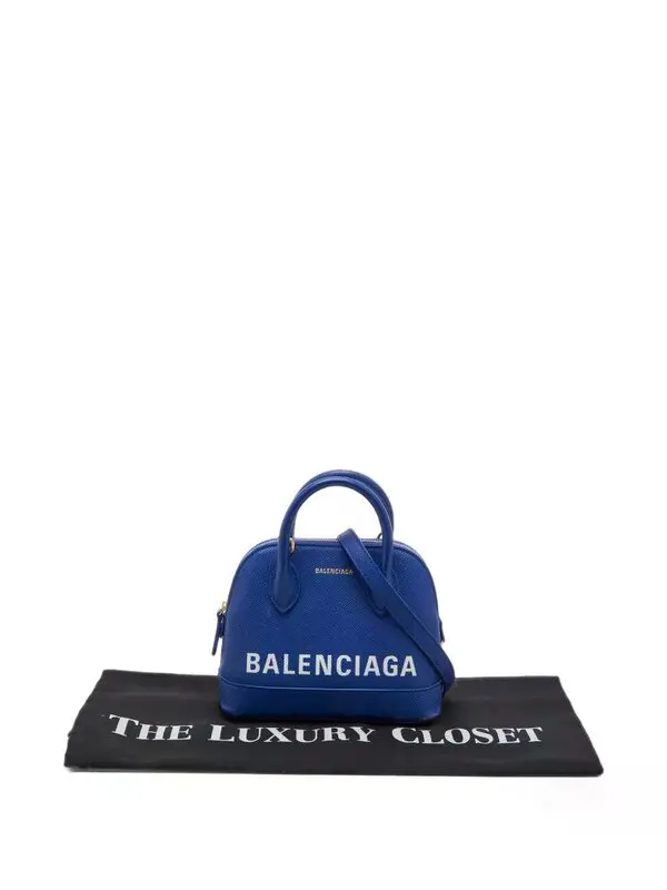 Balenciaga Xxs Ville Satchel Bag - Blue