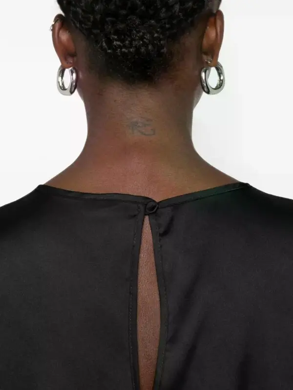 Imperial Satin Finish Three-quarter Sleeve Top