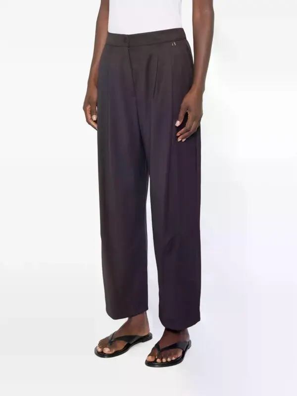 Dixie Pleated Straight-leg Trousers
