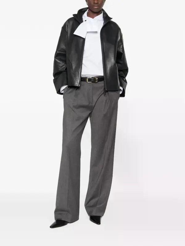 Antonelli Firenze Salice Pleated Wide-leg Trousers