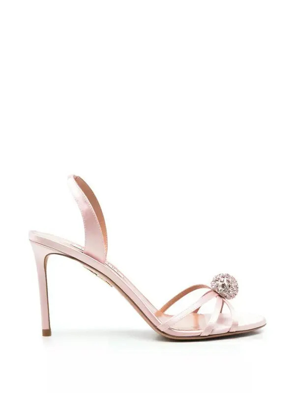 AQUAZZURA Crystal Bubble Sandals
