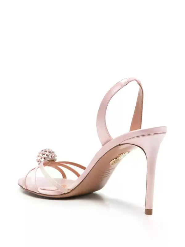 AQUAZZURA Crystal Bubble Sandals