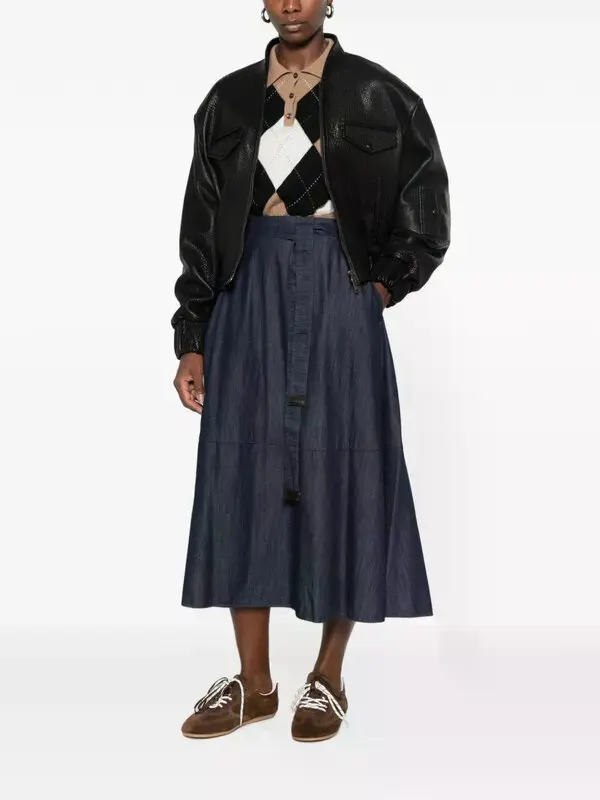 Max Mara Midi Skirt - Blue