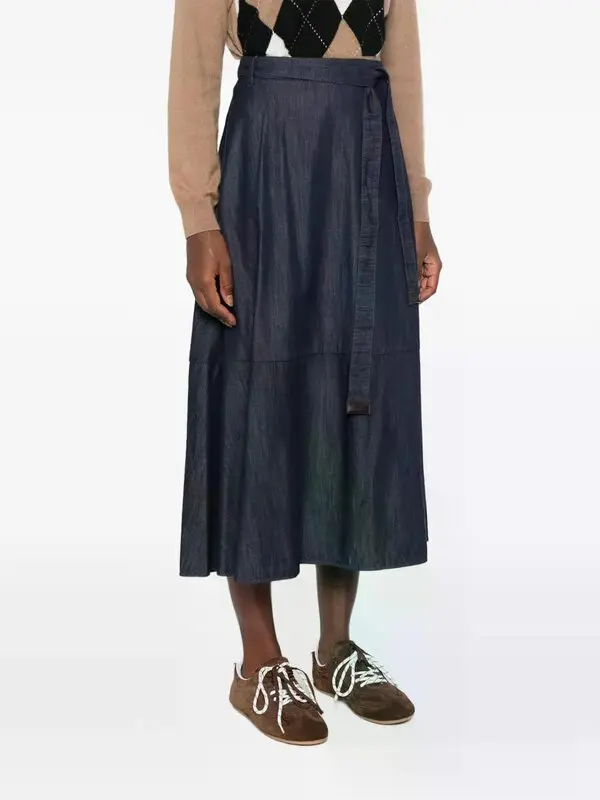 Max Mara Midi Skirt - Blue