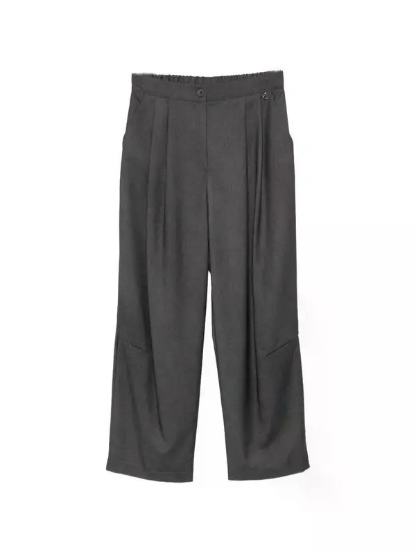 Dixie Pleated Straight-leg Trousers