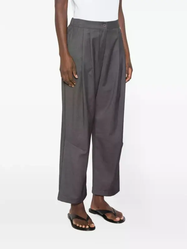 Dixie Pleated Straight-leg Trousers