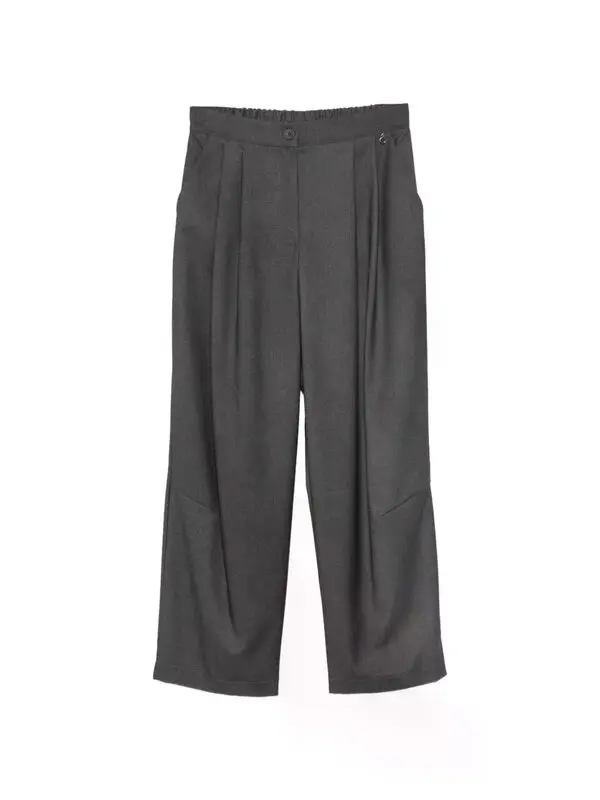 Dixie Pleated Straight-leg Trousers