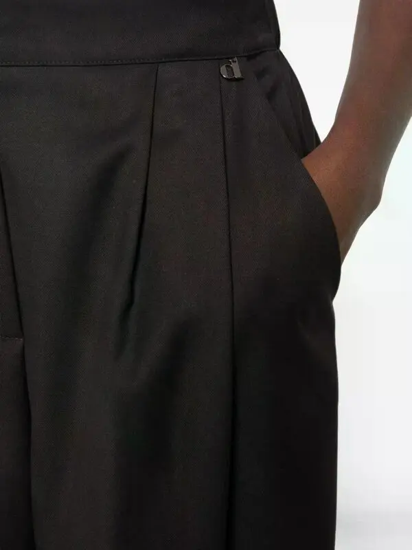 Dixie Pleated Wide-leg Trousers