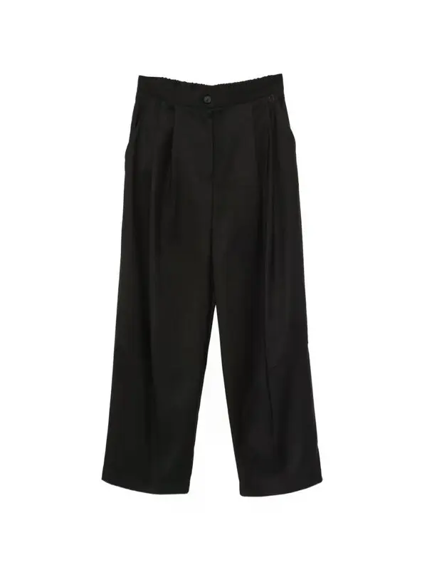 Dixie Pleated Wide-leg Trousers