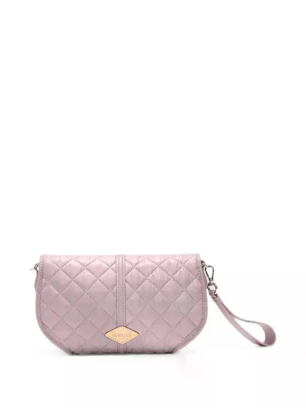 Mz Wallace Small Astor Quilted Clutch Bag