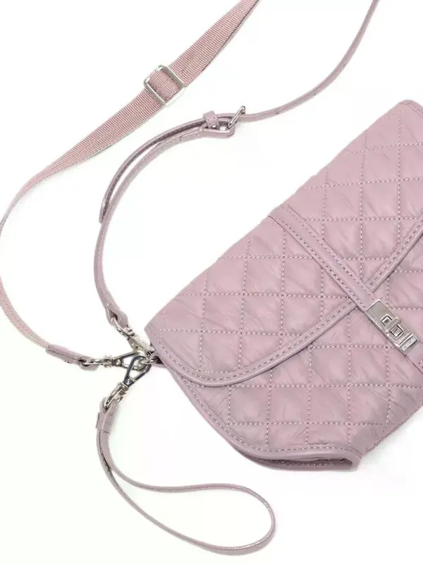 Mz Wallace Small Astor Quilted Clutch Bag