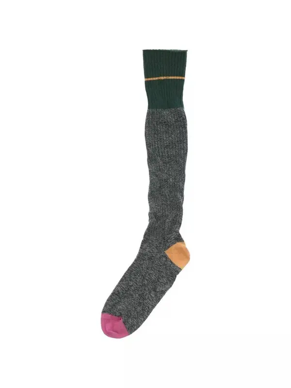 Dsquared2 Long Ribbed Socks With Contrast Detail