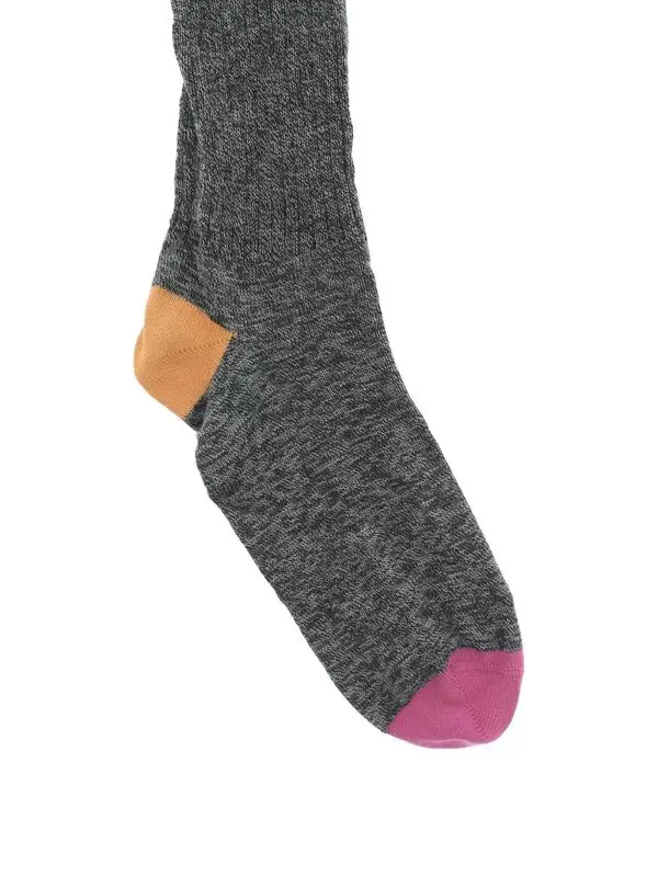 Dsquared2 Long Ribbed Socks With Contrast Detail