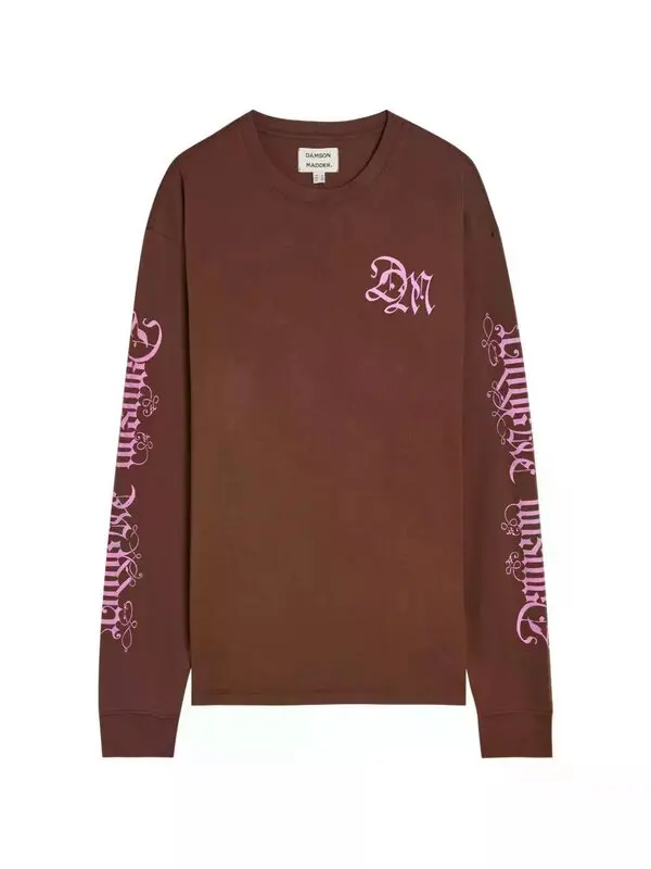 DAMSON MADDER Logo-print Long-sleeves T-shirt