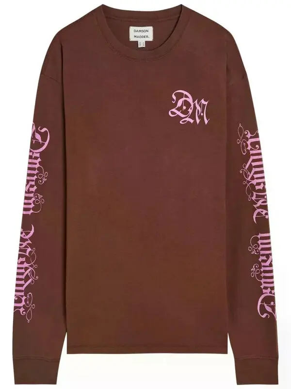 DAMSON MADDER Logo-print Long-sleeves T-shirt