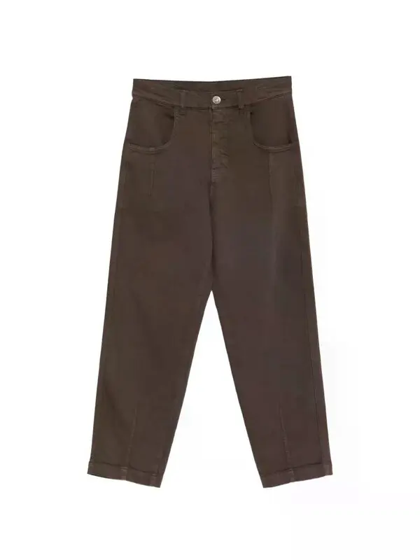 Eleventy Seam-detail Trousers