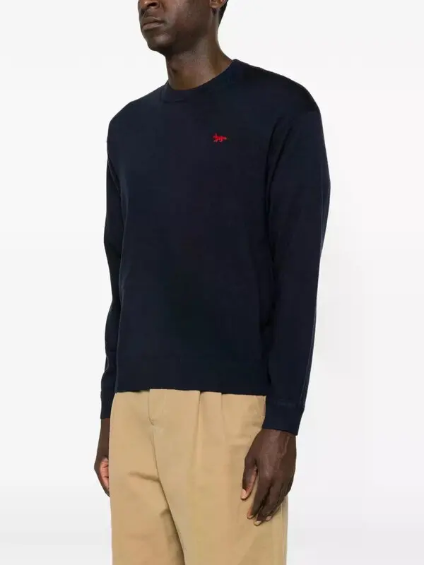 Maison Kitsuné Fox Head-patch Sweater