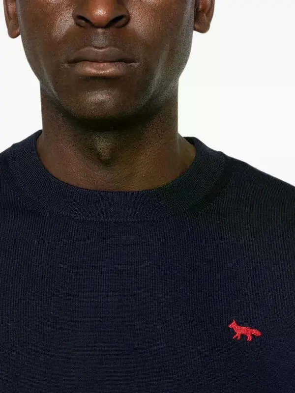 Maison Kitsuné Fox Head-patch Sweater