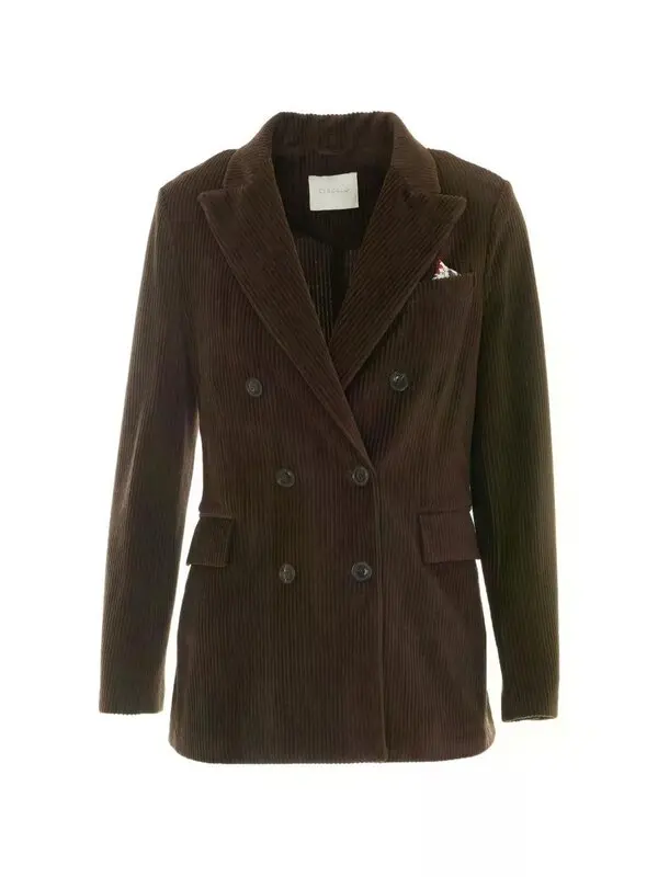 CIRCOLO 1901 Double-breasted Corduroy Blazer