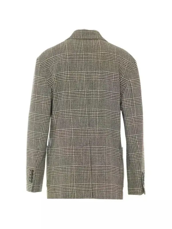 CIRCOLO 1901 Check Motif Double-breasted Jacket
