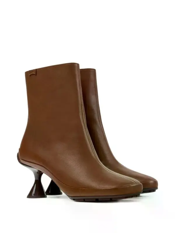 Camper Right Left Leather Ankle Boots