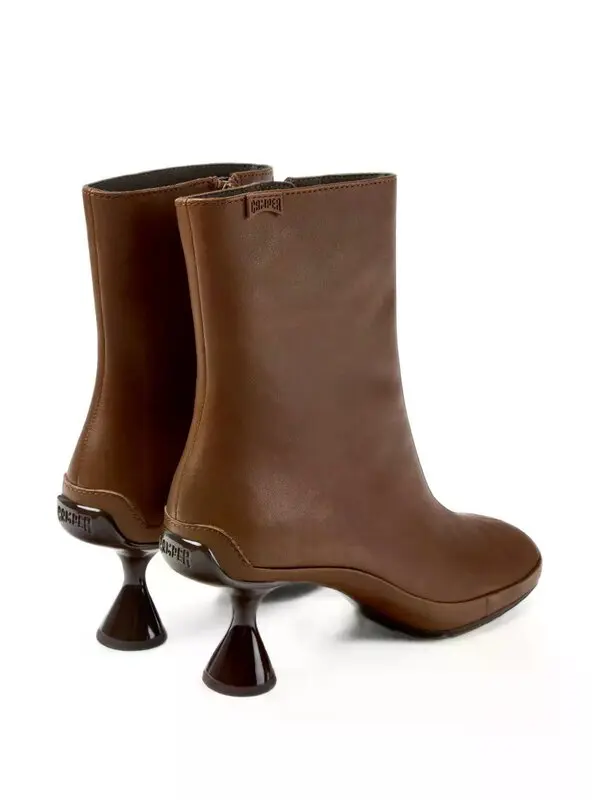 Camper Right Left Leather Ankle Boots