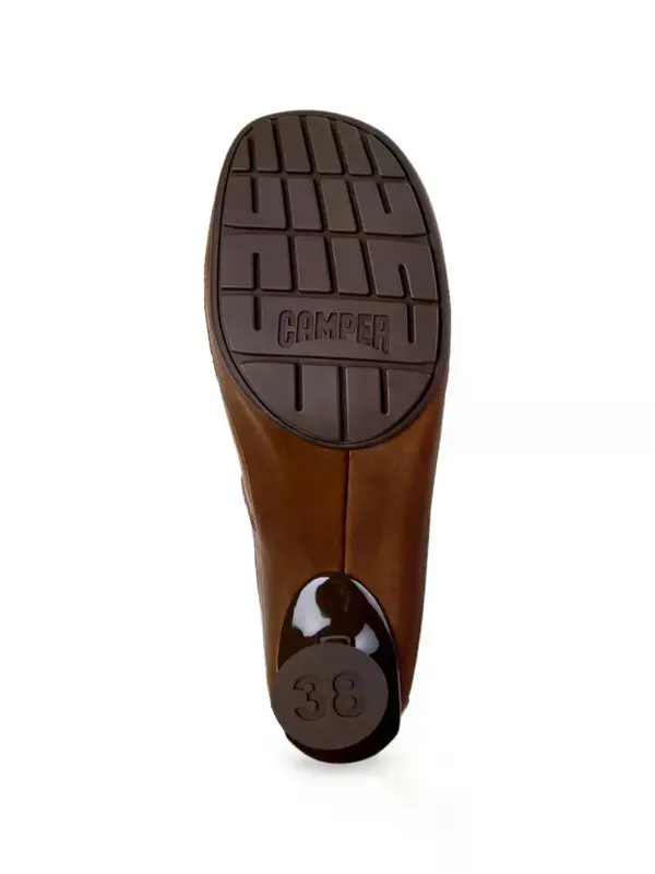 Camper Right Left Leather Ankle Boots