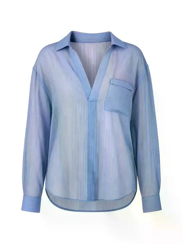 KOCCA Idrotea Striped Long-sleeve Blouse