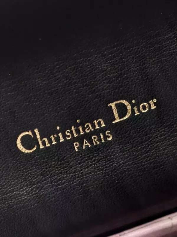Dior 2000-2026 Medium Lambskin Cannage Miss Flap Shoulder Bag