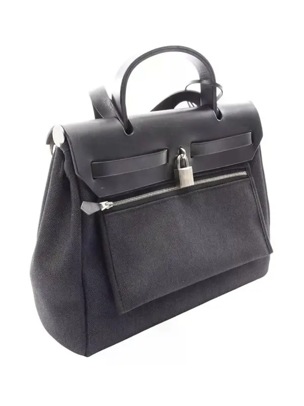Hermès 2020 Toile Herbag Zip 31 Satchel