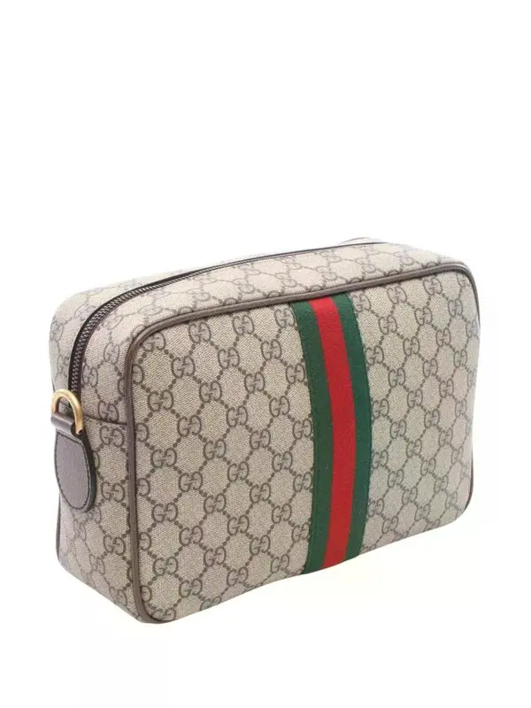 Gucci 2016-2026 Medium Gg Supreme Web Ophidia Crossbody Bag