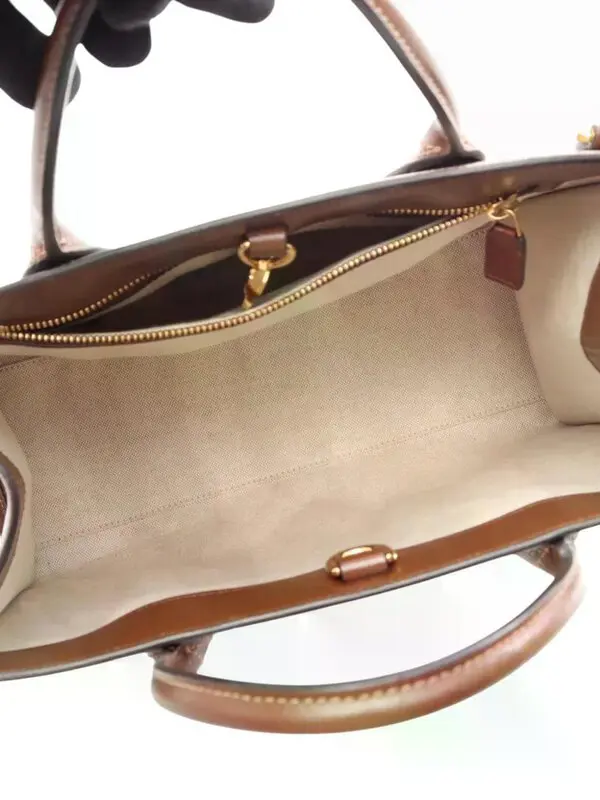 Gucci 2016-2026 Small Gg Supreme Interlocking G Tote Satchel