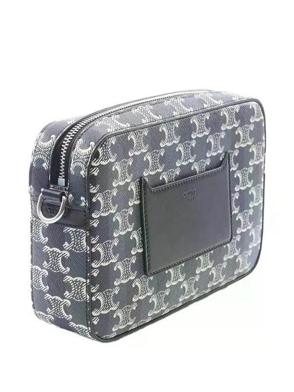 Celine 2010-2026 Small Triomphe Coated Canvas Camera Bag Crossbody Bag