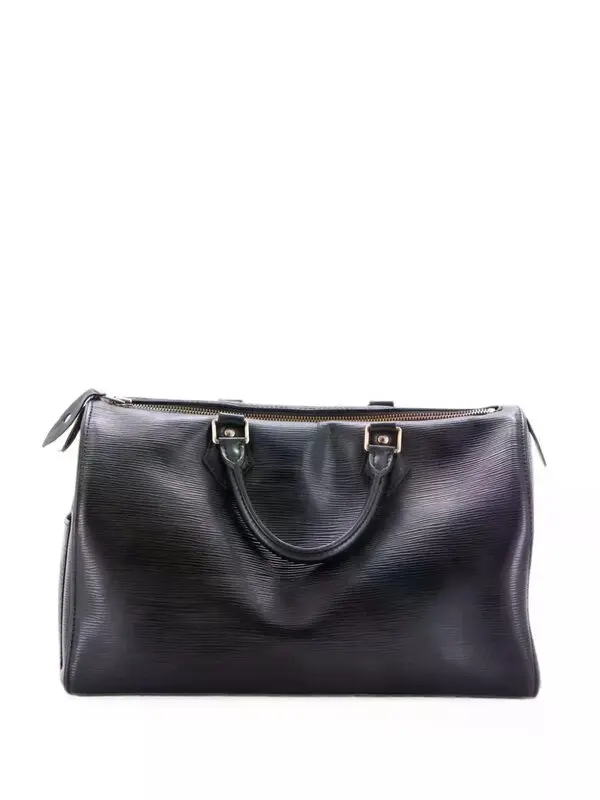 LOUIS VUITTON Speedy Handbag Epi Leather 35 Satchel