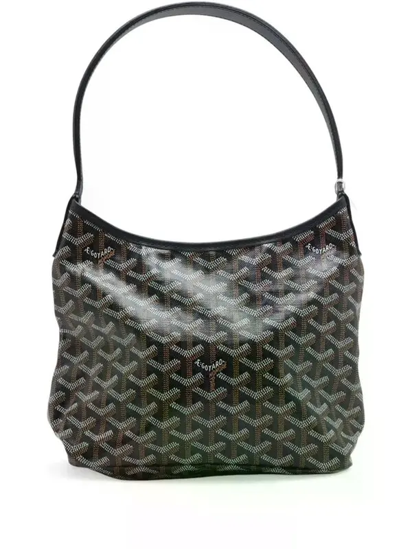 Goyard 2010-2026 Goyardine Boheme Hobo Shoulder Bag - Black