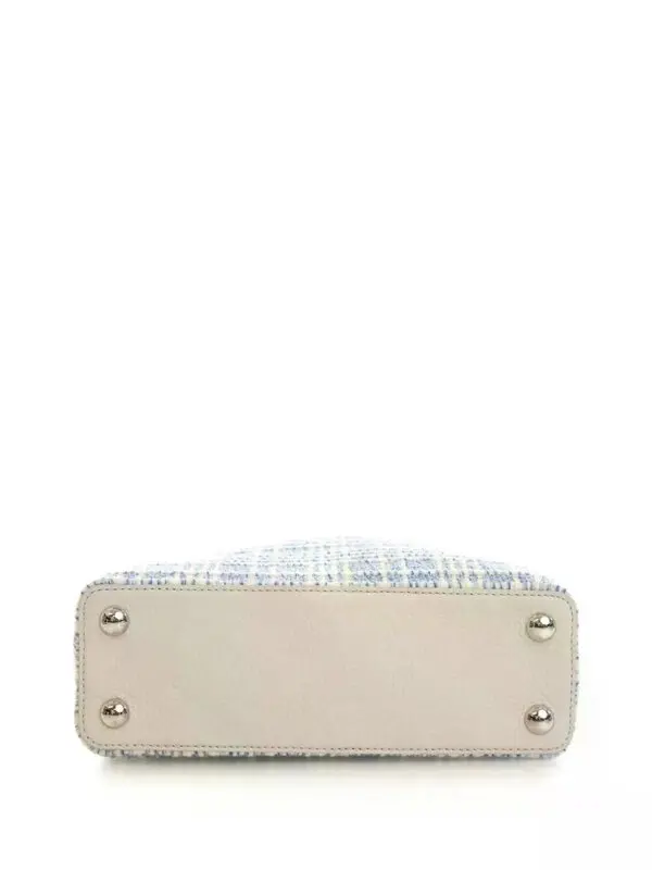 LOUIS VUITTON Tweed Capucines Bb Satchel