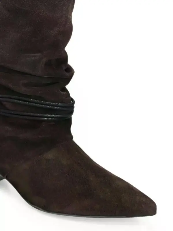 ALCHIMIA Slouchy Pointed-toe Boots